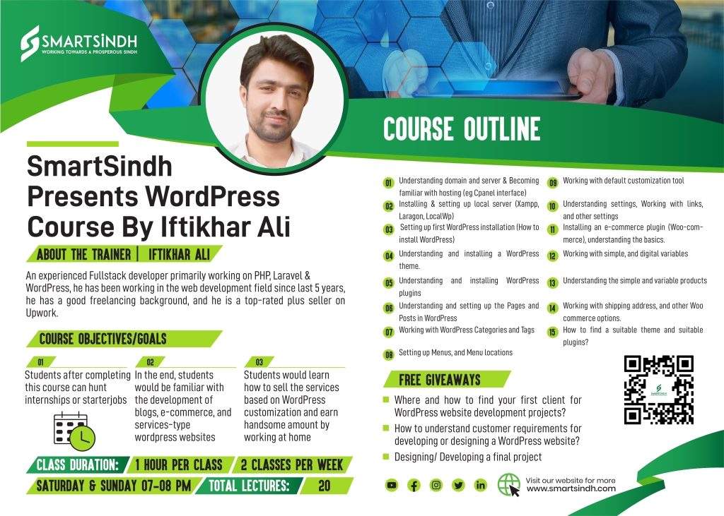 Wordpress Crash Course Batch 1 Smartsindh